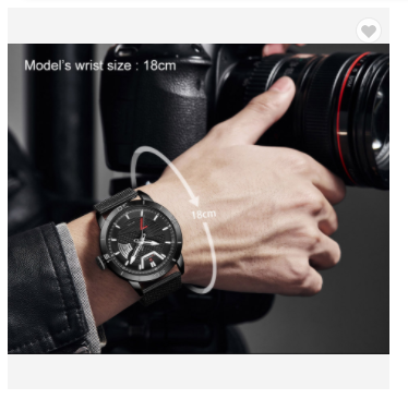 NAVIFORCE 9155A BB Mens Watches Fashion Luxury Sport Casual Quartz ...